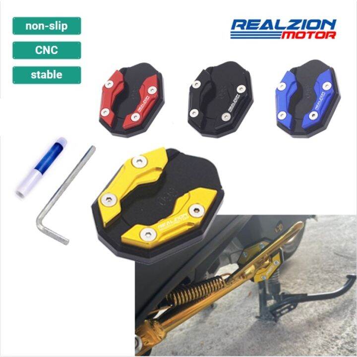 REALZIONMOTOR For Nmax V1 V2 V3 Side Stand Shoes Flat Foot Extension ...