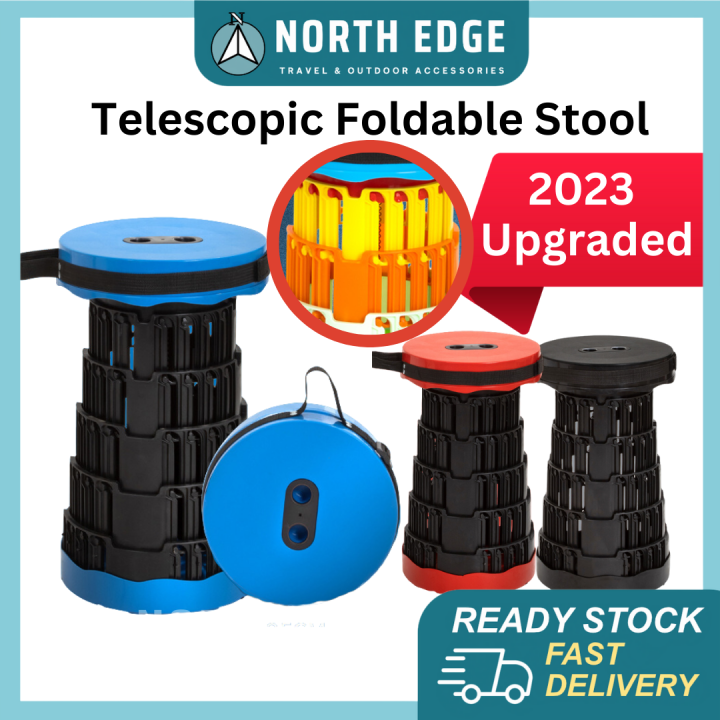 【READY STOCK】2023 Upgraded Outdoor Retractable Stool Foldable Camping ...