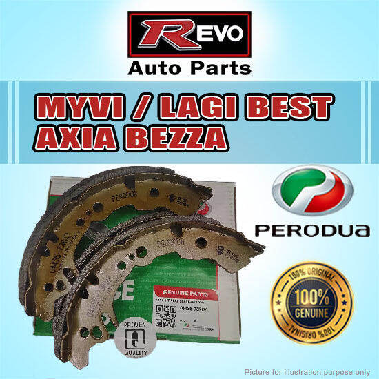 ORIGINAL PERODUA MYVI / LAGI BEST / AXIA / BEZZA REAR BRAKE SHOE SET ...