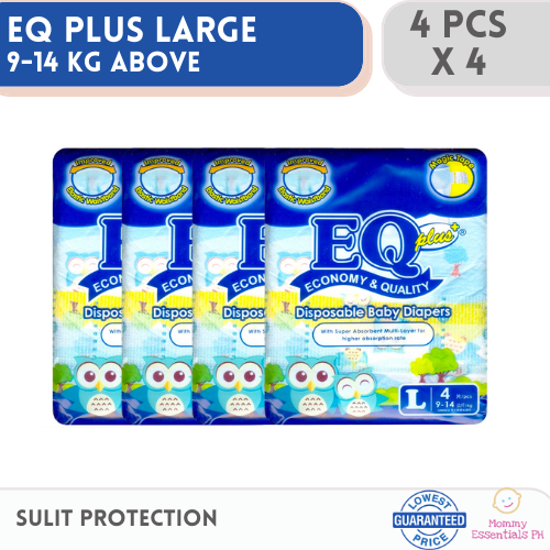 EQ Plus Large x 4 pcs x 4 | Lazada PH