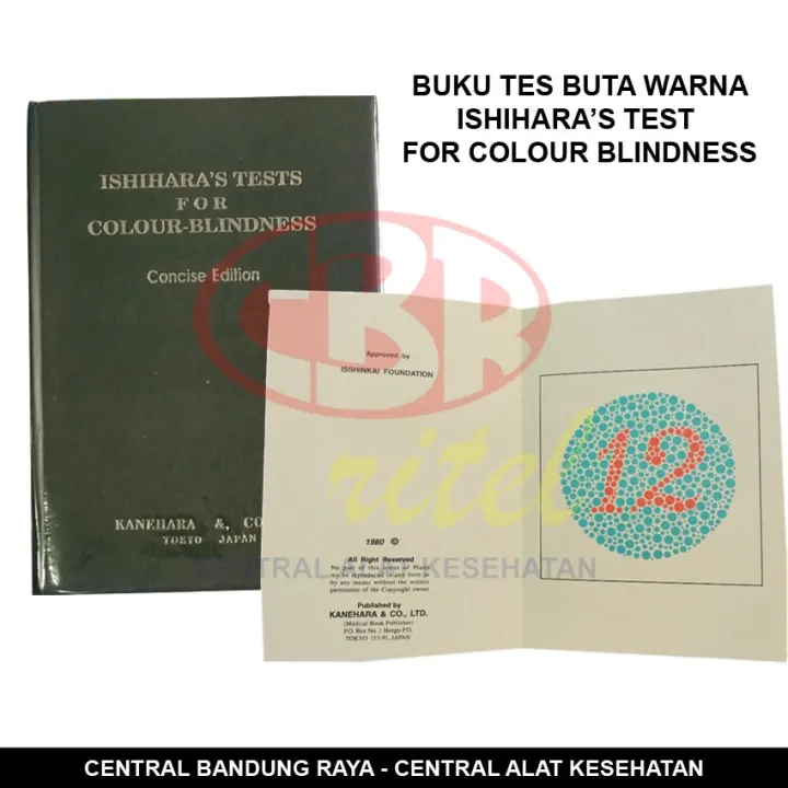Buku Tes Buta Warna - Ishihara's Test For Colour Blindness | Lazada ...