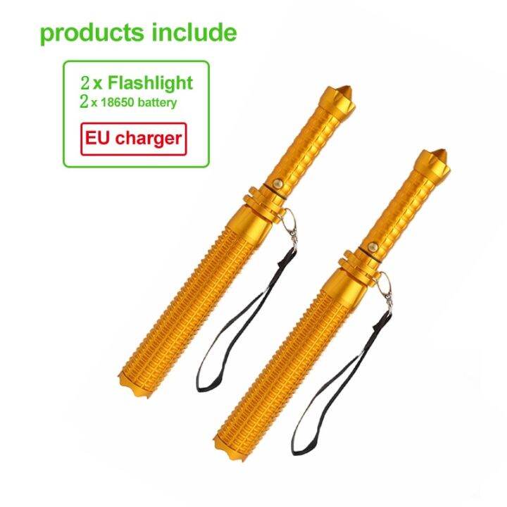 Tactical Torch Aluminum Alloy Baseball Bat Self Defense LED Flashlight ...