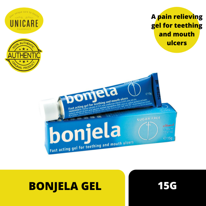 BONJELA GEL 15G (For Mouth Ulcers & Cold Sores) | Lazada