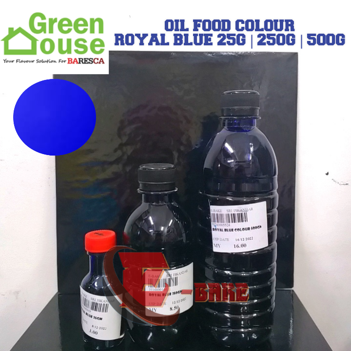 GREENHOUSE OIL SOLUBLE LIQUID COLOUR ROYAL BLUE COLOUR | FOOD COLOURING ...