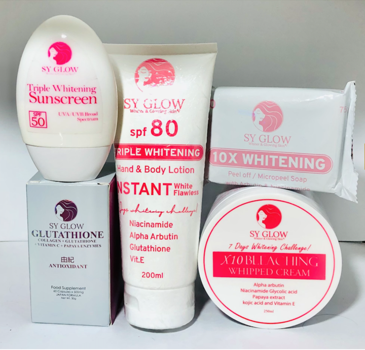 SY Glow Whitening Skincare Set Combo | Lazada PH