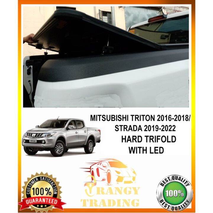 Mitsubishi Triton 2016 to 2018 / Strada 2019 to 2022 Hard Tri Fold with ...