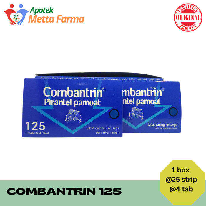 Combantrin 125 mg 4 Tablet / Obat Cacing | Lazada Indonesia