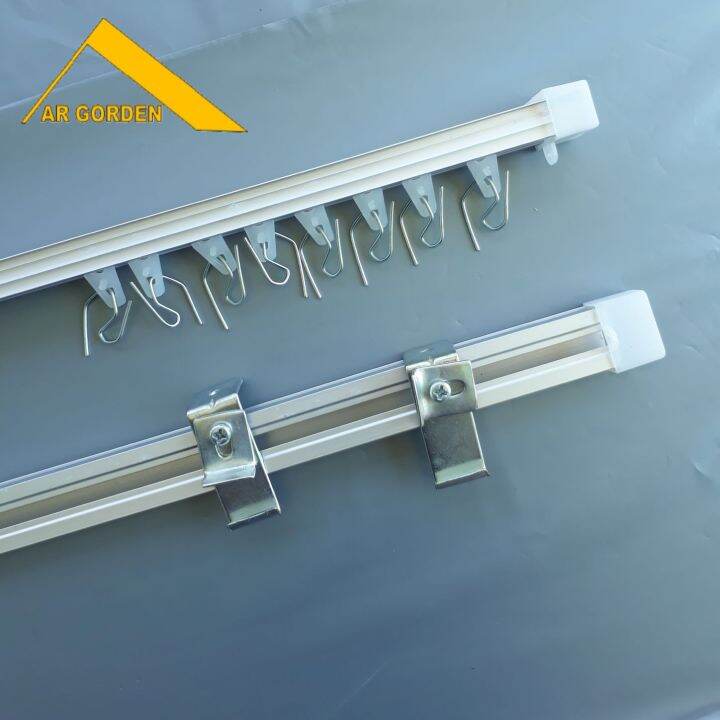 Rel Batang Besi Tirai Gorden Jendela Pintu Model Plisket Fullset ...