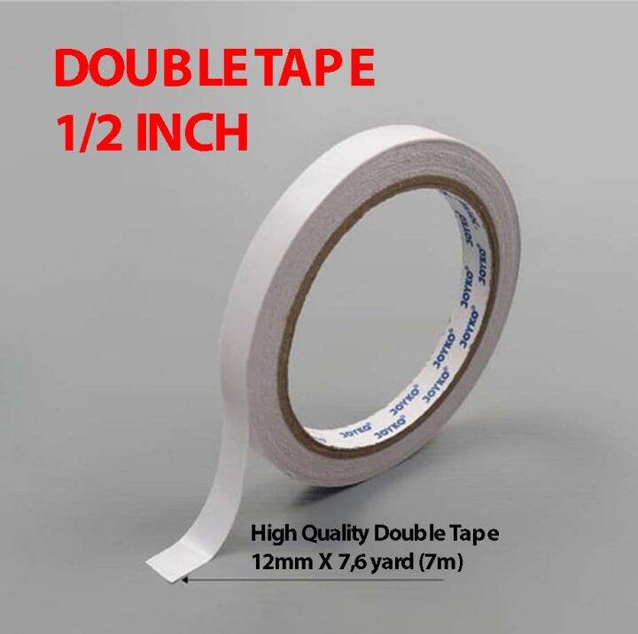 Double Tape 1/2 " ( setengah Inci) / PEREKAT / LEM | Lazada Indonesia