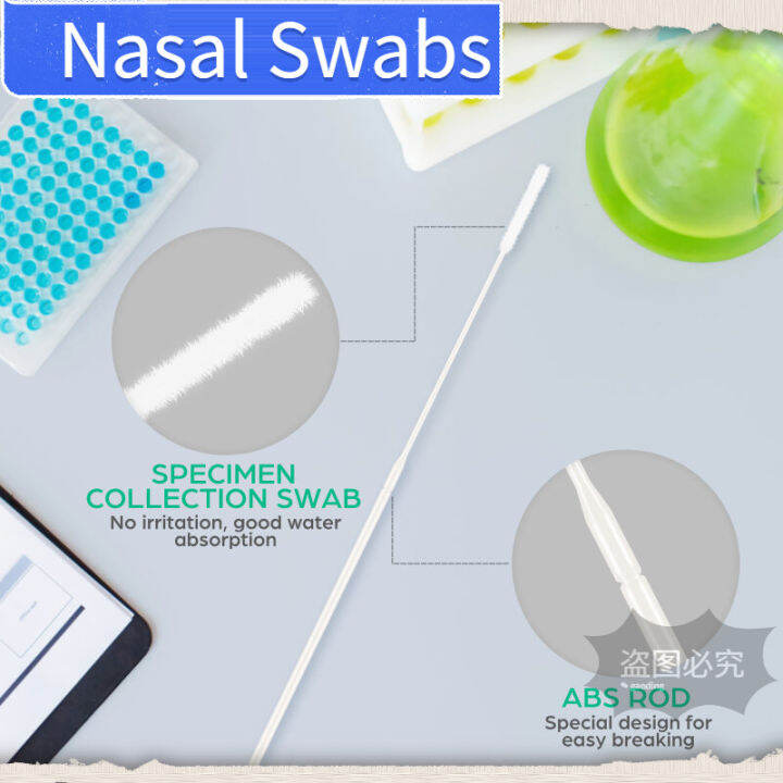 JMYmall 100Pcs Professional Pharynx Swabs Multi-function Sterile Swabs ...