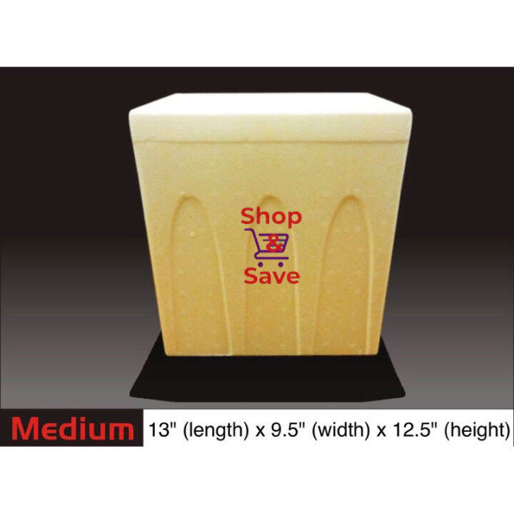 【READY STOCK】 ☛COD STYRO BOX POLAR ICE CHEST MEDIUM STYROFOAM ICE CHEST ICE BOX COOLER | Lazada PH