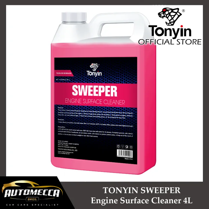 TONYIN Sweeper Engine Surface Cleaner 1 Gallon | Touchless Degreaser 1 ...