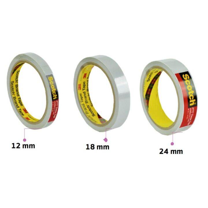 3M Scotch 777 กาวสองหน้าแบบบาง มี 3 ขนาด | Lazada.co.th