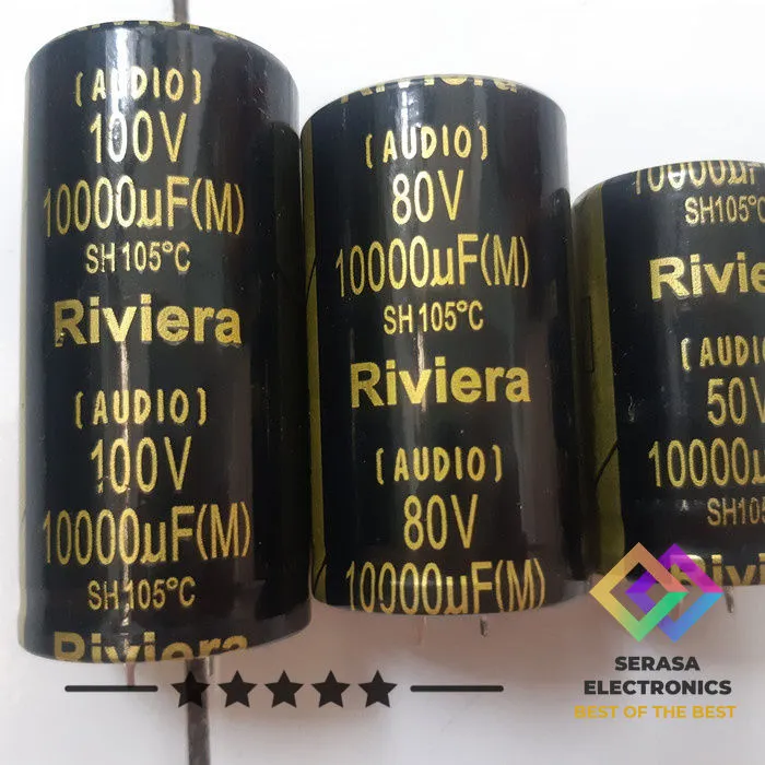 ISI FULL! CAPACITOR CAPASITOR KAPASITOR ELCO 10000uf 10000 uf 80 V 80V ...