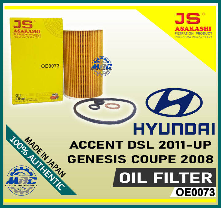 JS Oil filter OE0073 for HYUNDAI ACCENT DSL 2011 , Kia Soul 2008-2018 ...