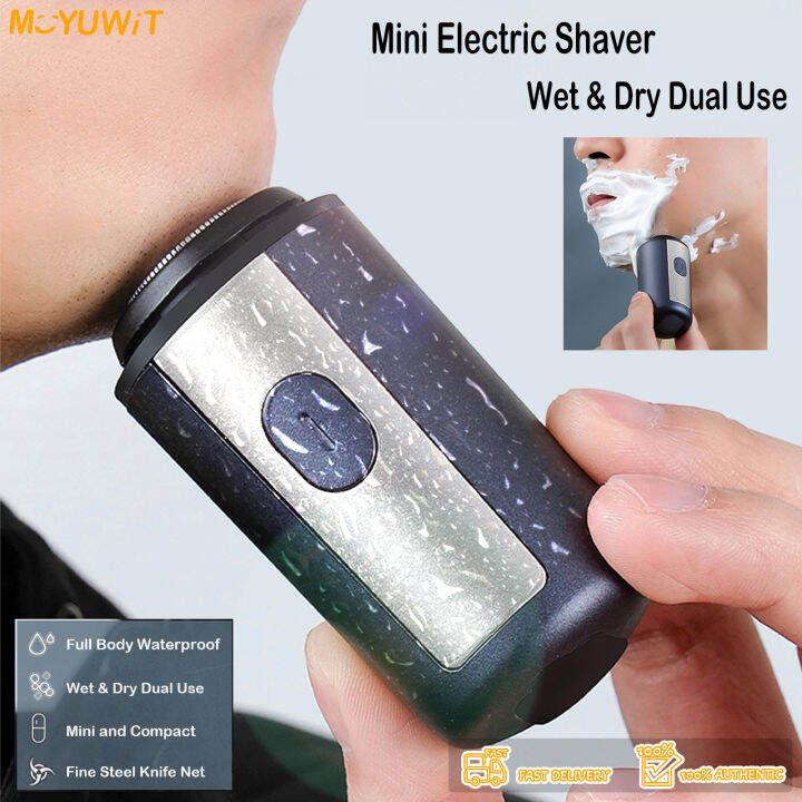 Electric Razor Men Mini Waterproof Shaver Portable Electric Shaver Type ...