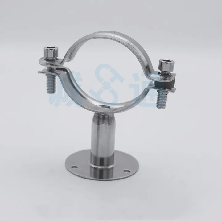 Stainless steel 304 pipe support with base pipe support fixing clip ...