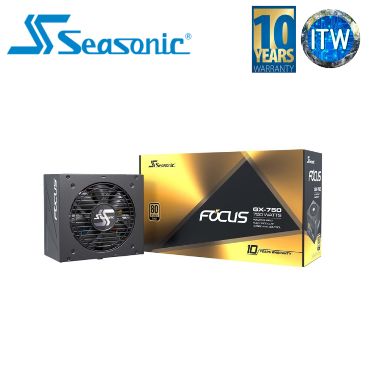 Seasonic FOCUS GX-750 750W 80 Gold Full Modular ATX12V Power Supply Unit - SSR-750FX | Lazada PH
