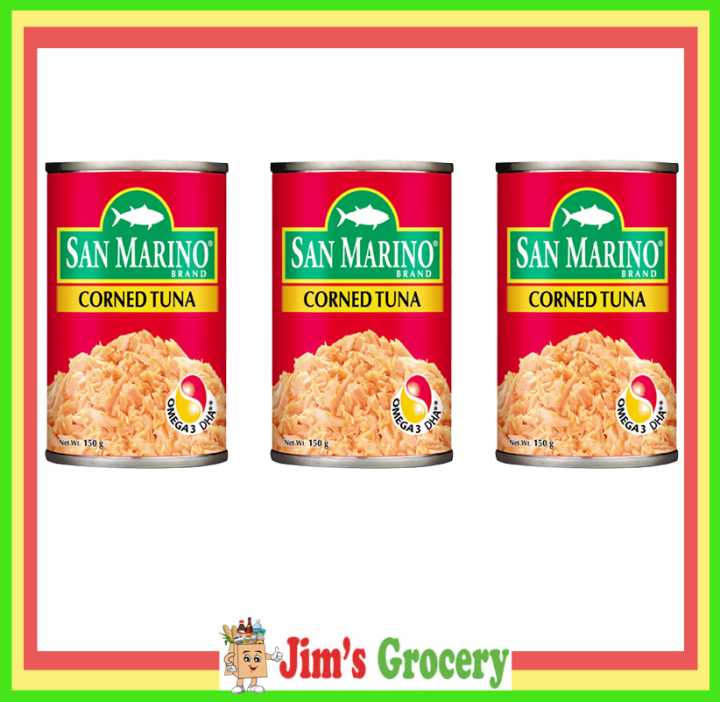 JIM'S SAN MARINO CORNED TUNA 150G (RED) SET OF 3 | Lazada PH