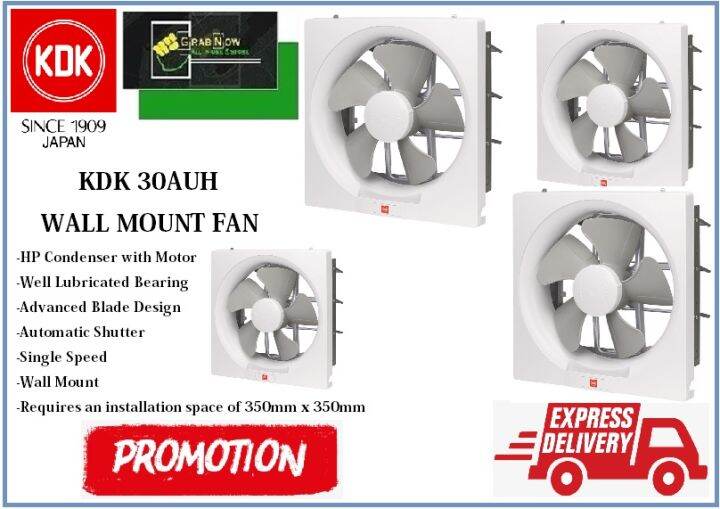 KDK 30AUH WALL MOUNTED FAN / FREE EXPRESS DELIVERY | Lazada Singapore