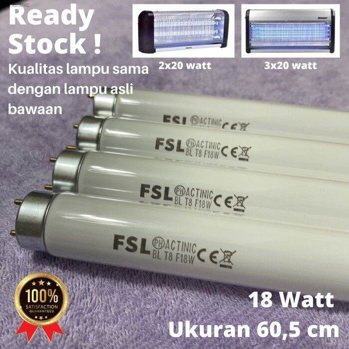 Lampu Perangkap Nyamuk 18/20watt T8 FSL refill KRISBOW INSECT KILLER | Lazada Indonesia