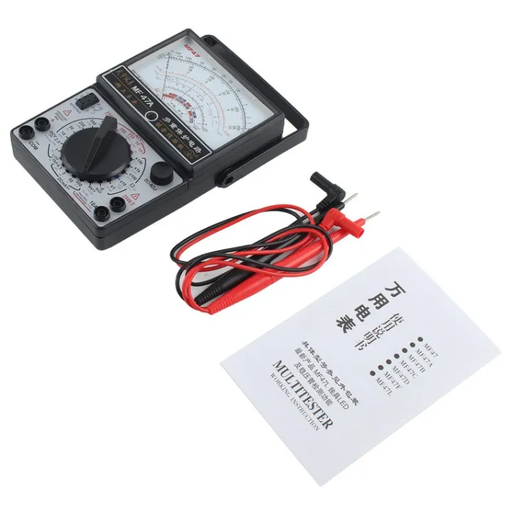OH MF-47A Analog Multimeter DC/AC Voltage Current Meter Batery Test ...