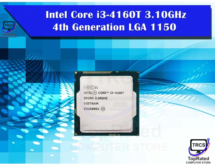 Intel Core i3-4160T 3.10GHz 4th Gen Processor Socket LGA 1150 (Used ...