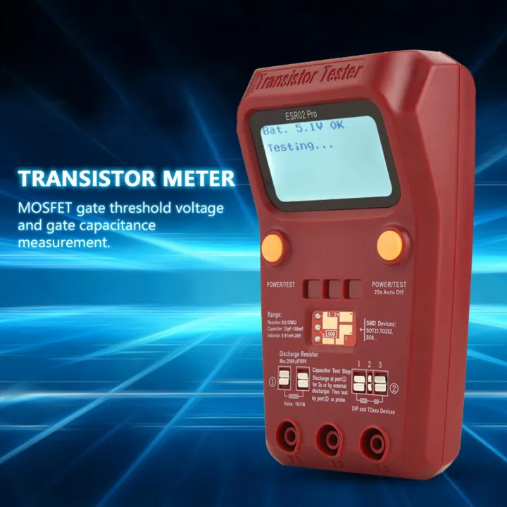 BSIDE ESR02 Pro Digital Transistor Tester SMD Chip Component Meter ... BSIDE ESR02 Pro Digital Transistor Tester SMD Chip Component Meter ...