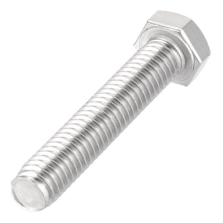 SUS 304 HEX BOLT FT M12 x 100 ( Baut Hexagon Stainless ) | Lazada Indonesia