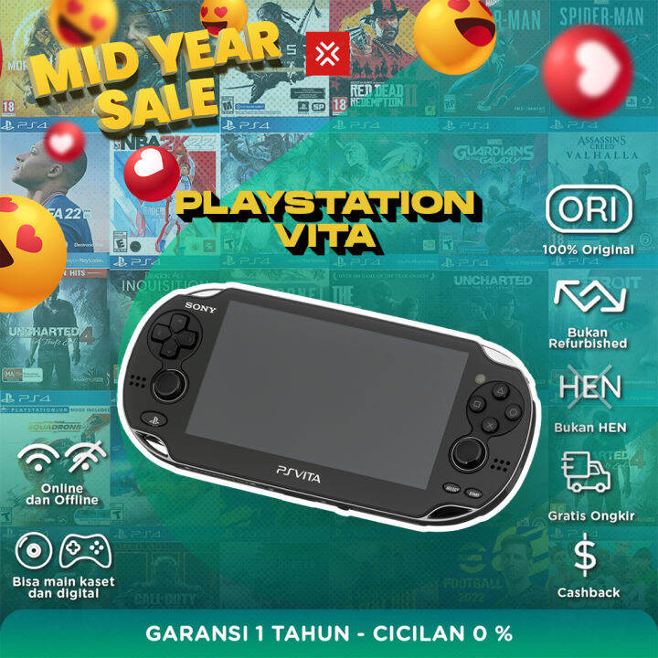 SONY PSVITA SLIM 64 GB 128 GB 256 GB FULL GAMES CFW HENKAKU | Lazada Indonesia