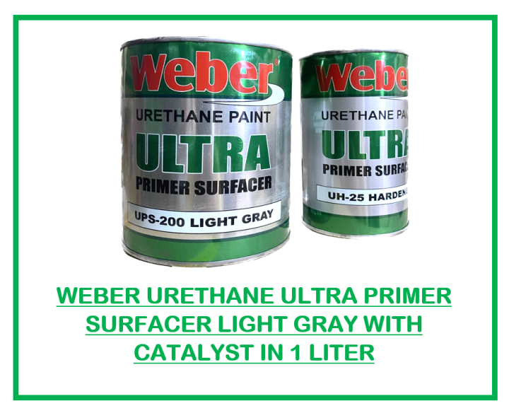 WEBER ULTRA PRIMER LIGHT GRAY IN 1 LTR / AUTOMOBILE | Lazada PH