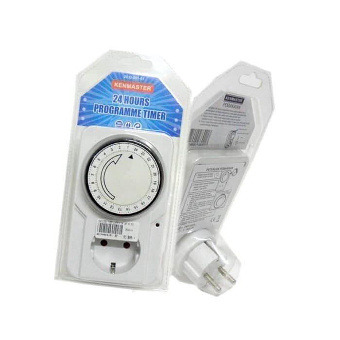 Kenmaster Stop Kontak Timer Listrik Manual Analog 24 hours Programme | Lazada Indonesia