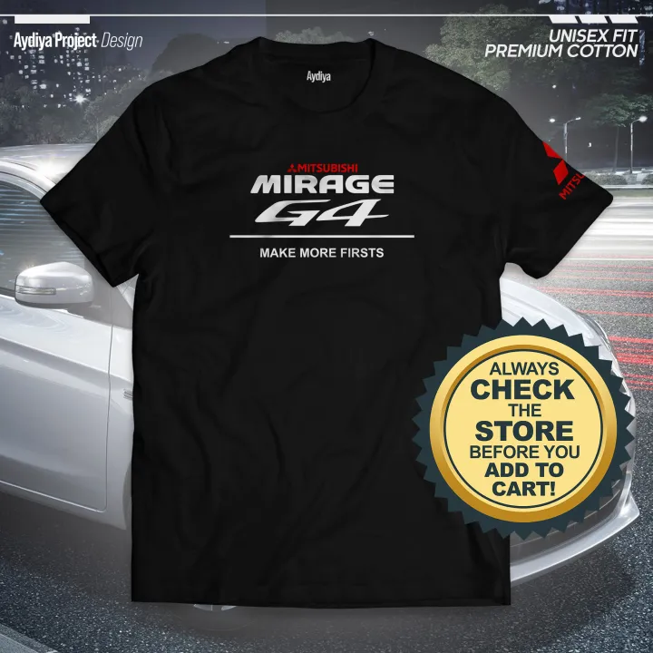 Mitsubishi Mirage G4 Simple Shirt - CR - Aydiya Clothing | Lazada PH