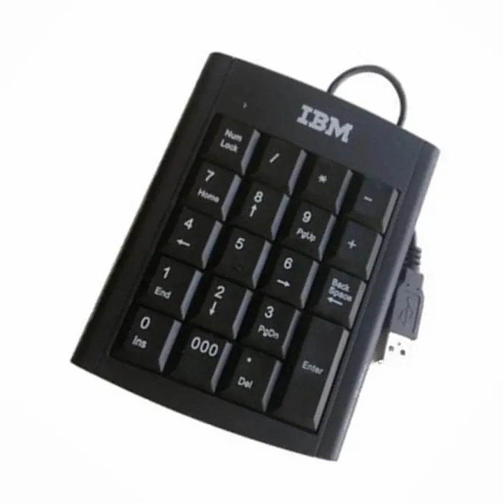 Ibm Universal Usb Number Keyboard Numeric Keypad For Laptop Computer