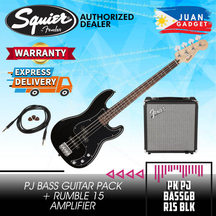 Squier by Fender Affinity Series Precision Jazz Electric Bass Guitar ...