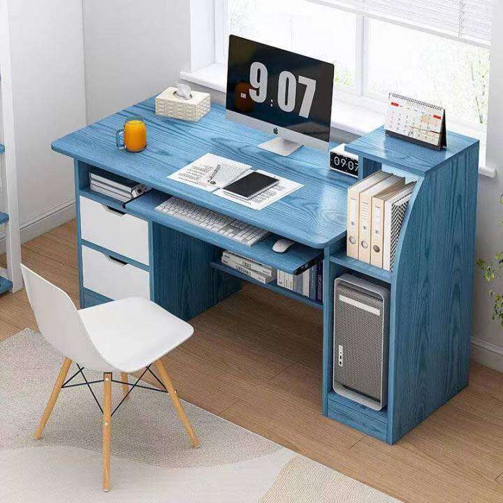 SUN HARDWARE SH-39 Study Table with drawer and bookshelf Multifunctional Computer table for ...