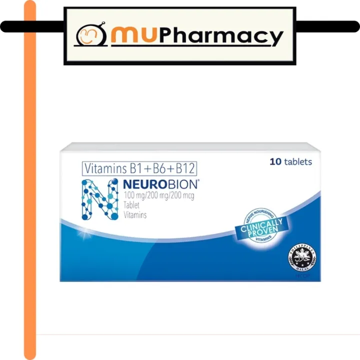 Food Supplement [NEW PACKING] Neurobion min B1 B6 B12 6's | Lazada