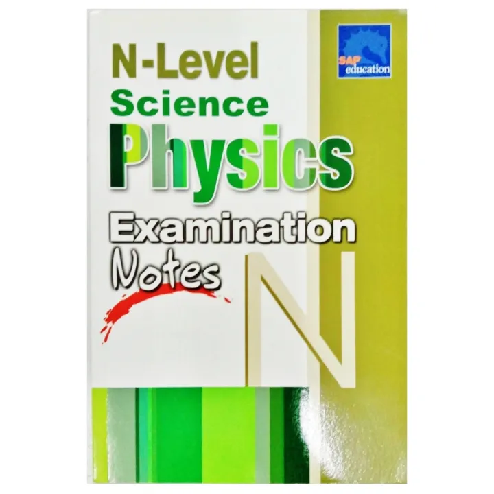 หนังสือภาษาอังกฤษ N-Level Science Physics Examination Notes บันทึกการ ...
