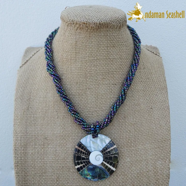 Andaman seashell สร้อยคอเครื่องประดับ Necklace Beach fashionจากลูกปัด ...