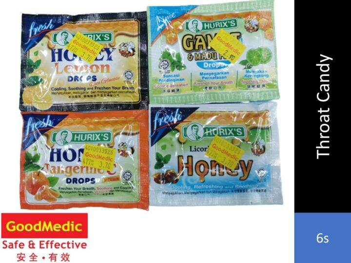Hurix’s Honey Lemon/ Honey Tangerine C/ Gamat & Madu Plus/ Licorice ...