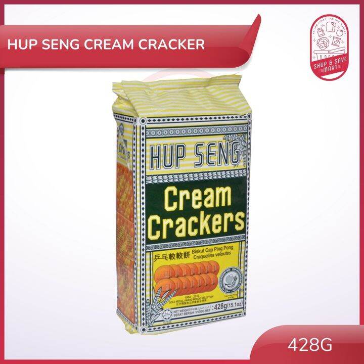 Hup Seng Cream Cracker - 428g Biskut Cap Ping Pong | Lazada