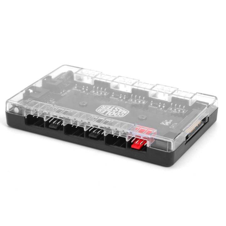 1 to 6 PWM ARGB Fan HUB Splitter 4 Pin PWM 3 Pin Addressable RGB ...