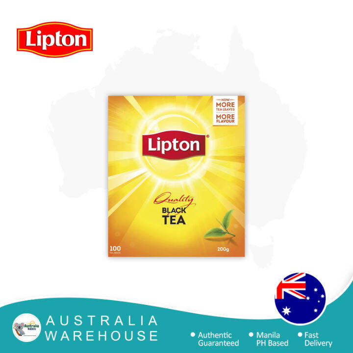 Lipton Quality Black Tea Bags 100 Tea Bags 200g | Lazada PH