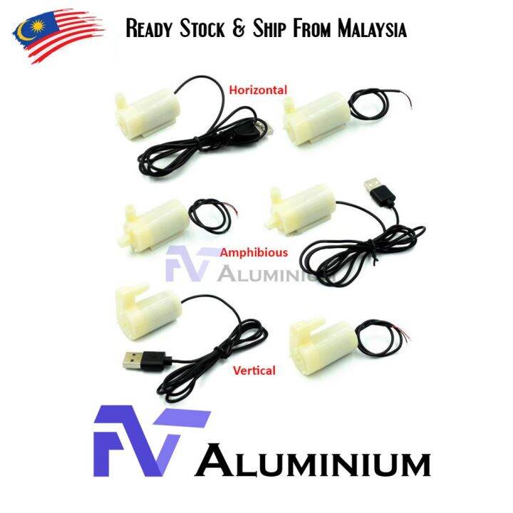 DC 3V-5V USB 5V Water Pump Motor Submersible Miniature Motor Ultra ...