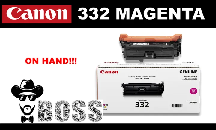 Canon 332 Magenta Original Toner Cartridge | Lazada PH