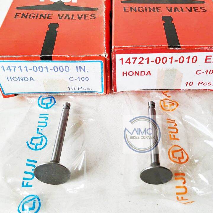 วาล์วไอดี วาล์วไอเสีย สำหรับ C100 C102 C105 JAPAN งานญี่ปุ่น (H-VA-0008/H-VA-0009) | Lazada.co.th