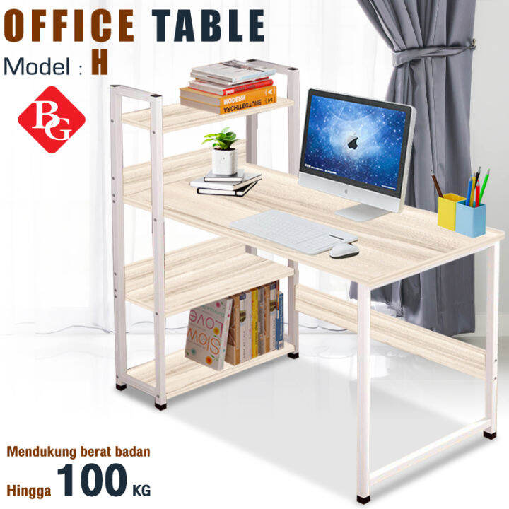 BG SPORT MEJA KANTOR / MEJA MULTIFUNGSI MODEL H | Lazada Indonesia