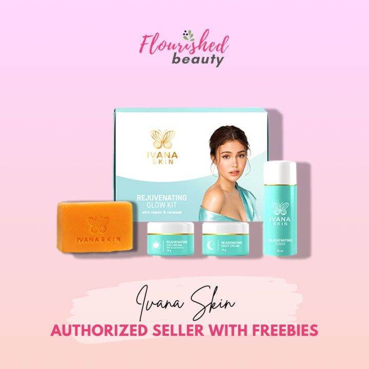 Ivana Skin Rejuvenating Glow Kit By Ivana Alawi Glow Toner Day Night ...