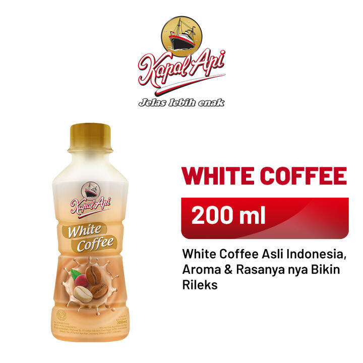 KAPAL API White Coffee Botol 200 ml | Lazada Indonesia