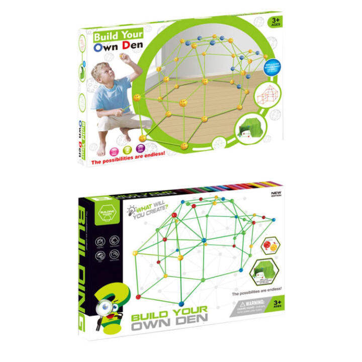 Kids Fort Kit Kids Fort Building Construction Building Toys DIY Fun ...